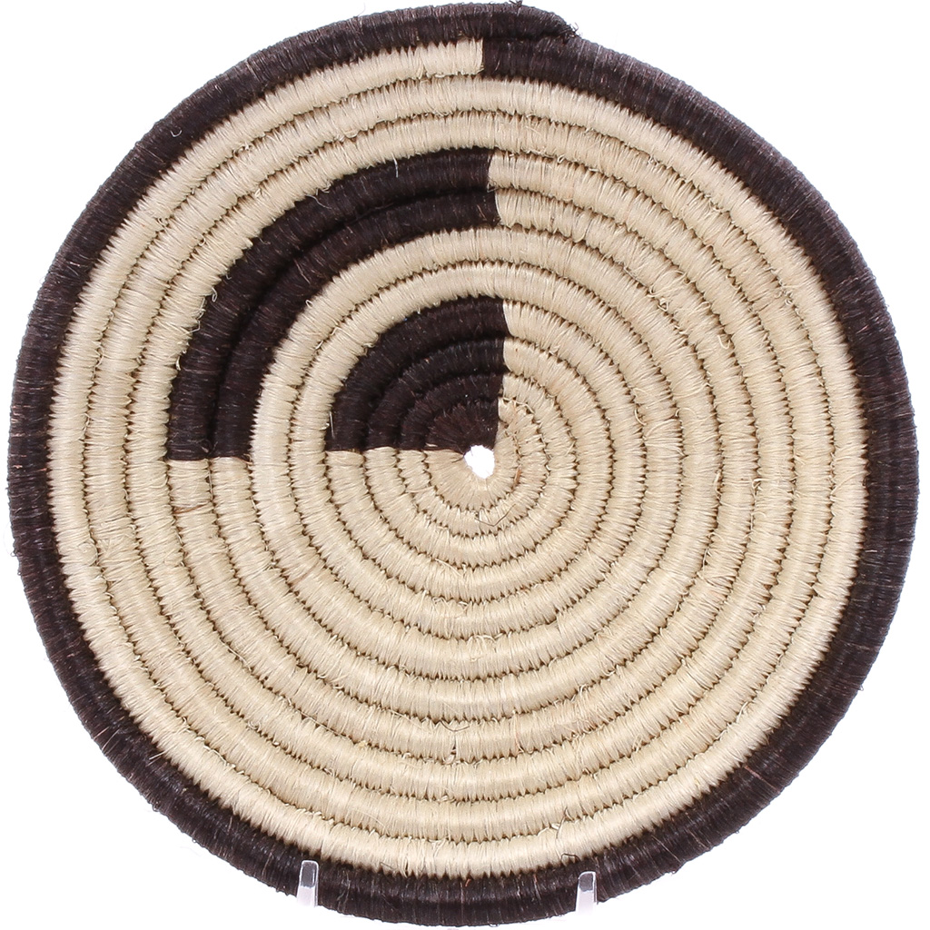 Sisal Coil Weave Bowl - Fair Trade African basket from Burundi