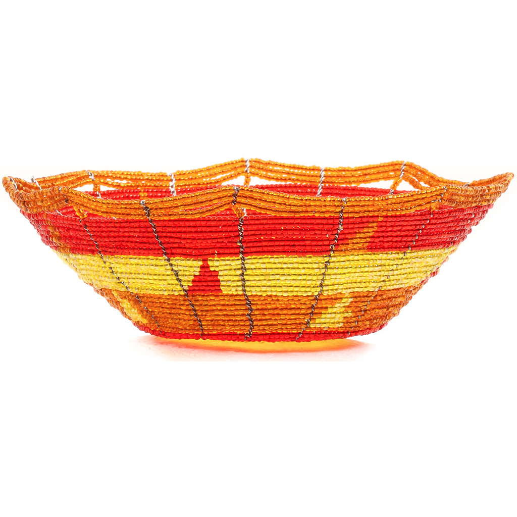 Kenya Beaded Wire Baskets | Fair Trade African baskets