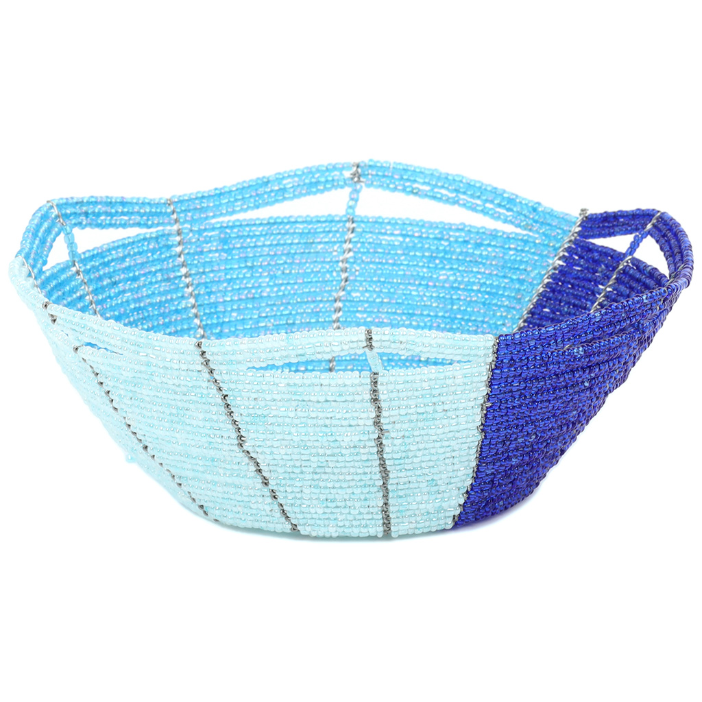 Kenya Beaded Wire Baskets | Fair Trade African baskets
