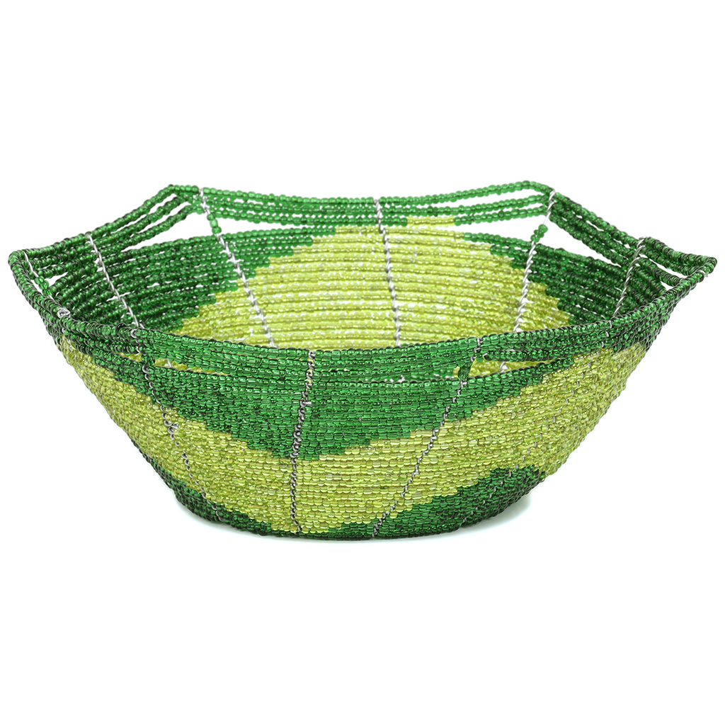 Kenya Beaded Wire Baskets | Fair Trade African baskets