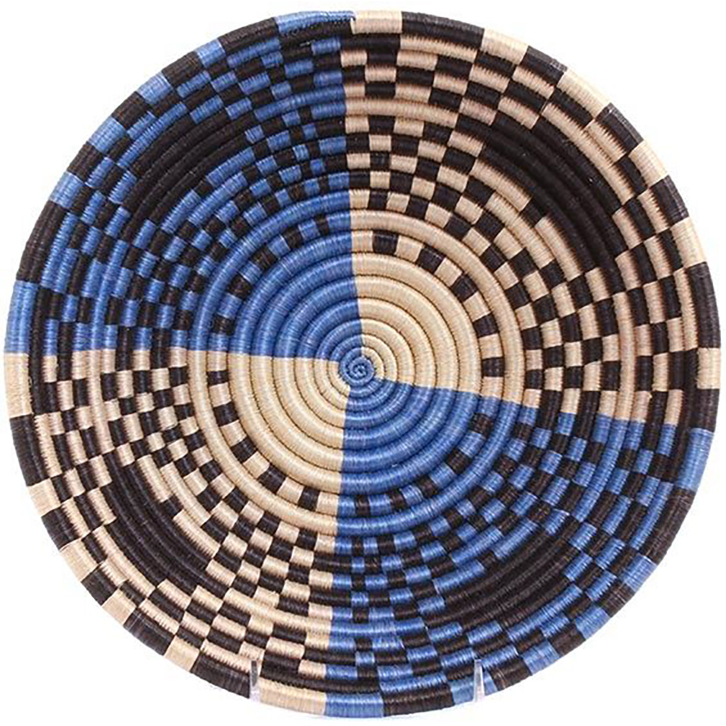 Sisal Coil Weave Bowl - Fair Trade African basket from Rwanda