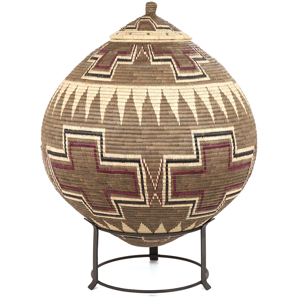 Ukhamba - Fair Trade Zulu Ilala Palm African Basket