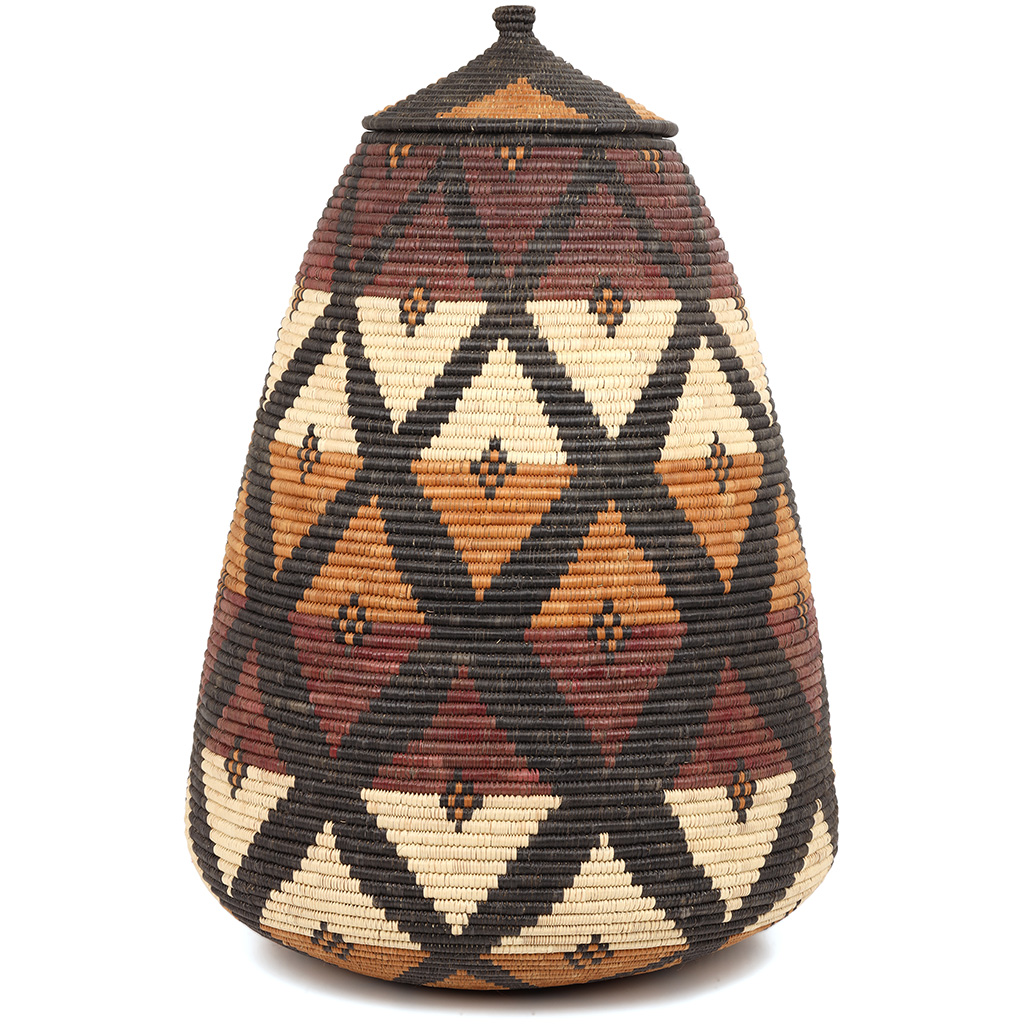 Ukhamba - Fair Trade Zulu Ilala Palm African Basket