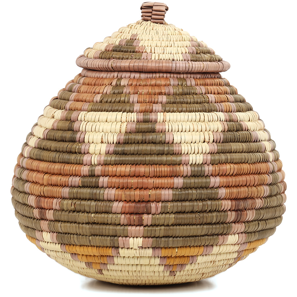 Ukhamba - Fair Trade Zulu Ilala Palm African Basket