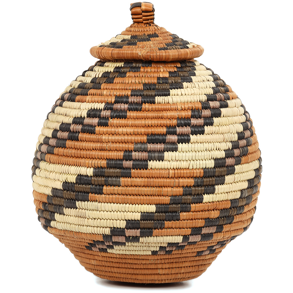 Ukhamba - Fair Trade Zulu Ilala Palm African Basket