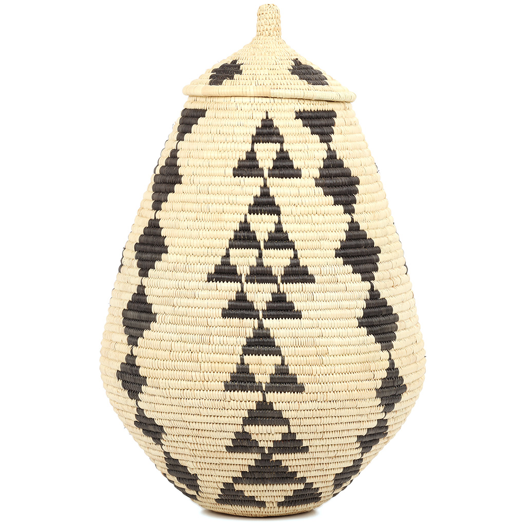 Ukhamba - Fair Trade Zulu Ilala Palm African Basket