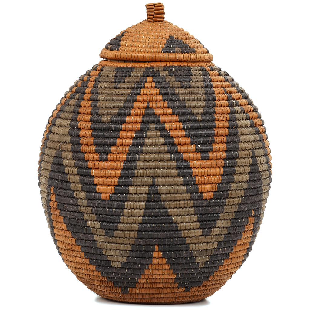 Ukhamba - Fair Trade Zulu Ilala Palm African Basket