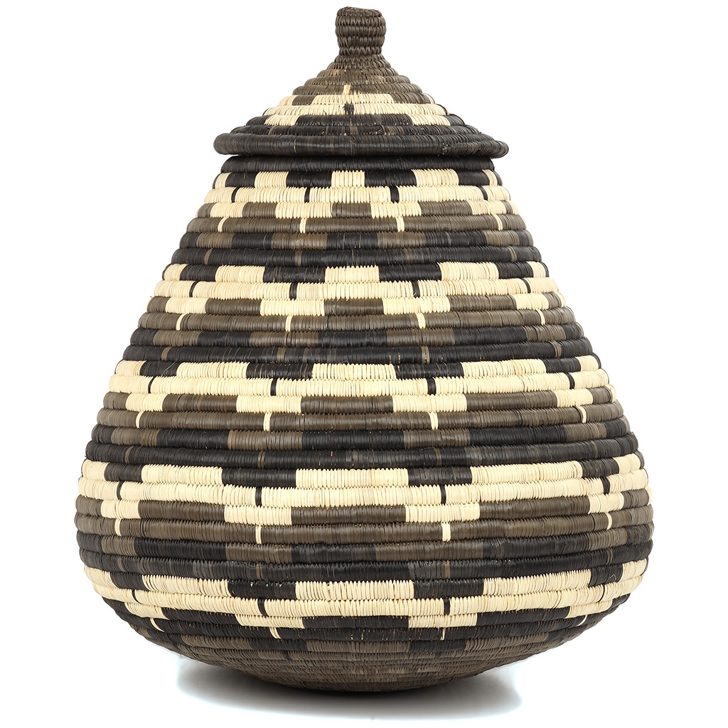 Ukhamba - Fair Trade Zulu Ilala Palm African Basket