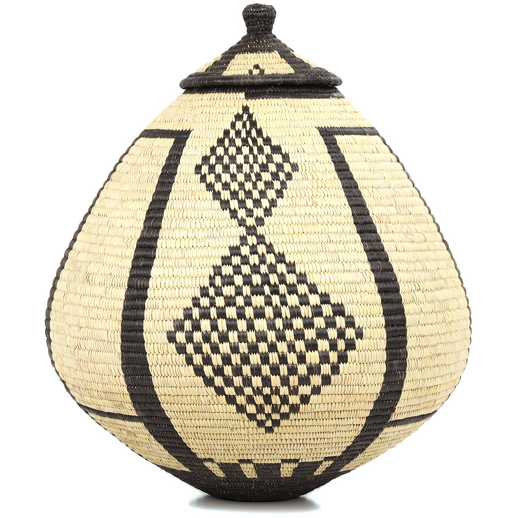 Ukhamba - Fair Trade Zulu Ilala Palm African Basket