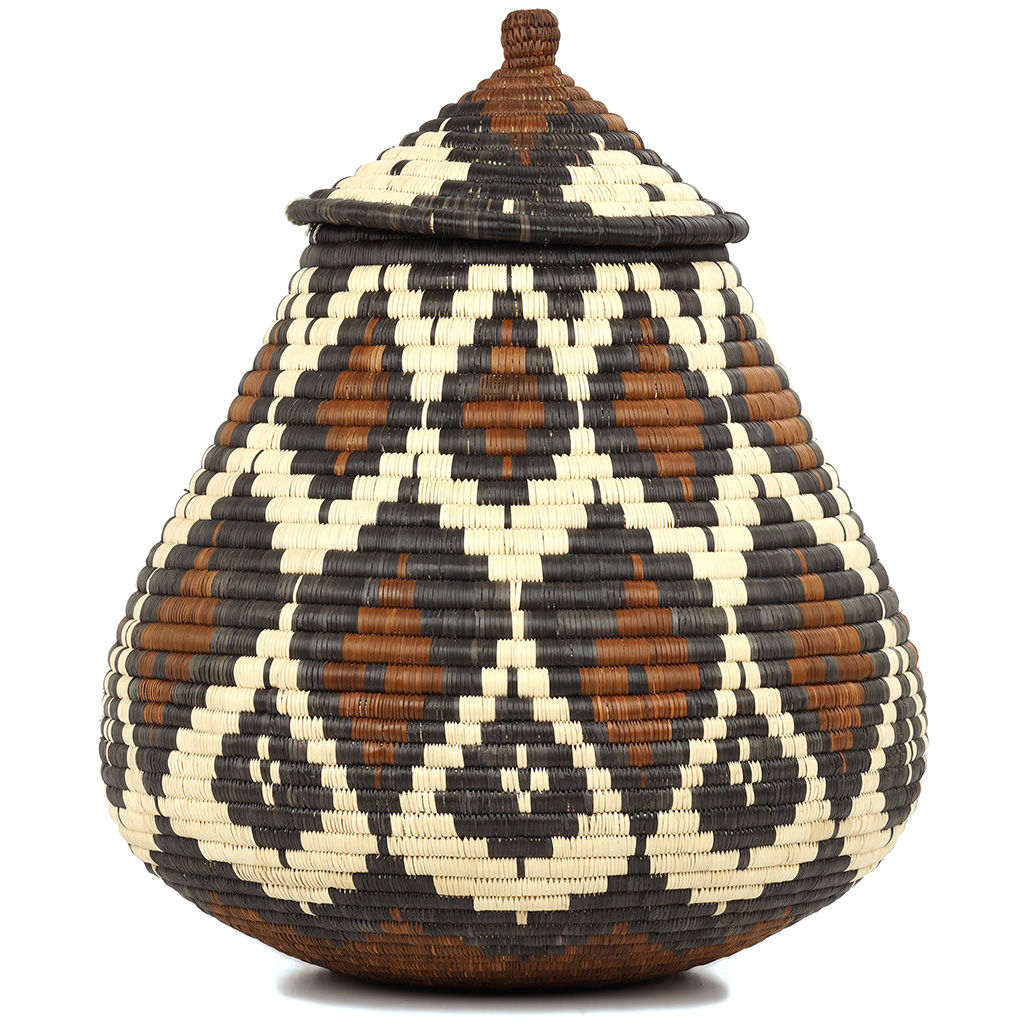 Ukhamba - Fair Trade Zulu Ilala Palm African Basket