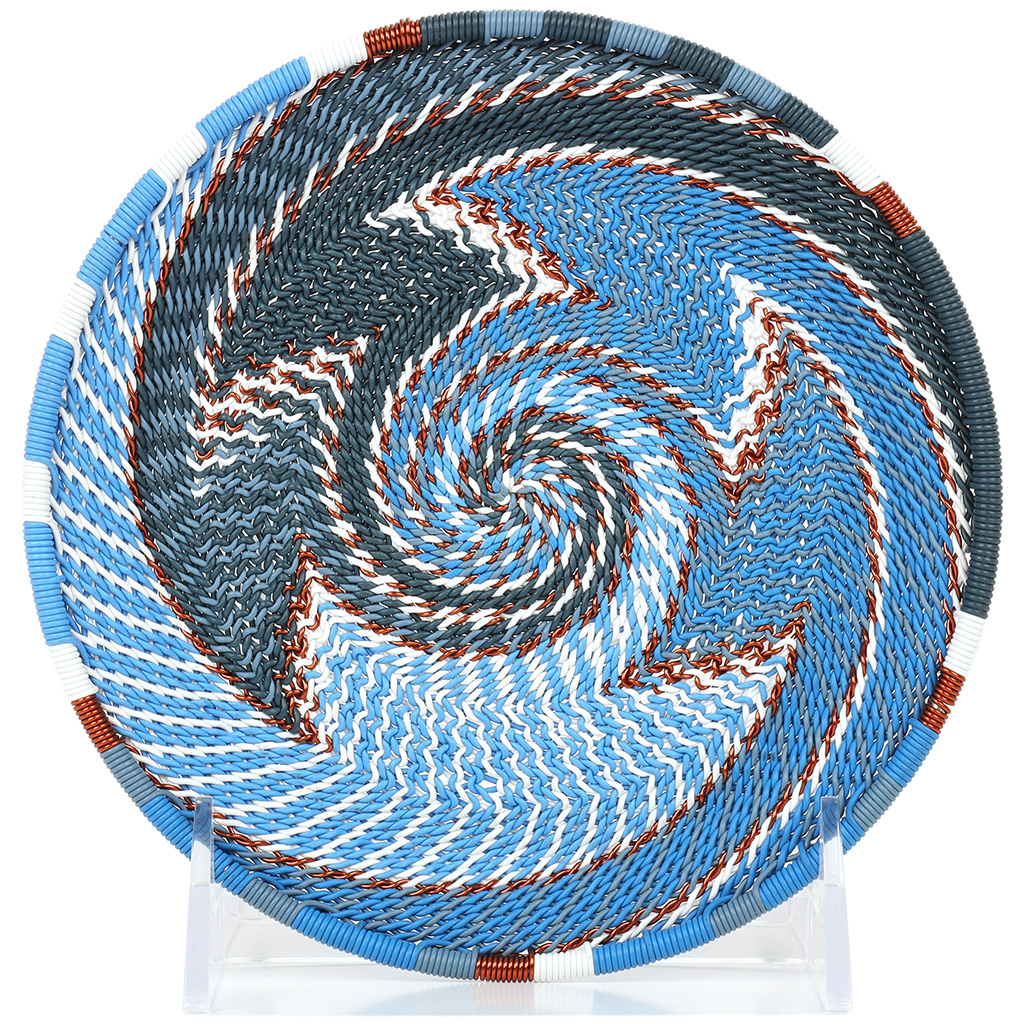 Shallow Plate - Fair Trade Zulu Wire Basket